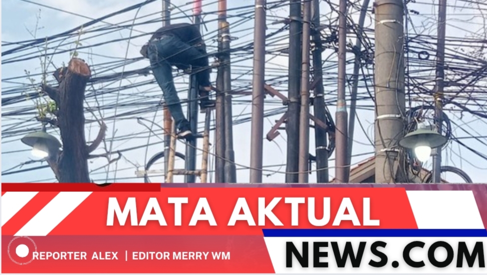 Proyek Tiang dan Kabel Internet di Sepatan Timur Diduga Tak Berizin ...